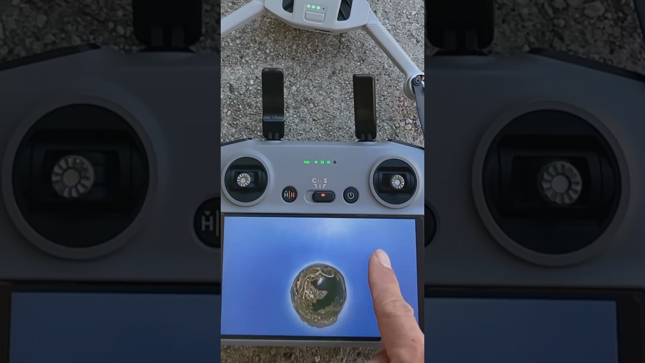 (drone): 🔥How to create Tiny-Planet with your DJI Mini 4 Pro! 🚀#dji # ...